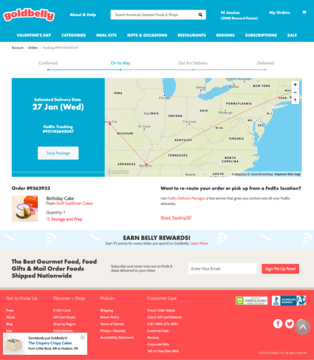 7 Examples of Stunning Order Tracking Pages Design